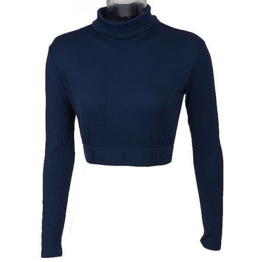 Turtleneck Cheerleading Midriff Body Liner