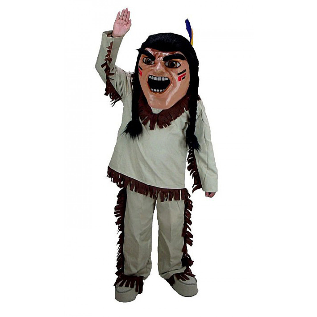 Native American Indian Brave Mascot Costume T0302