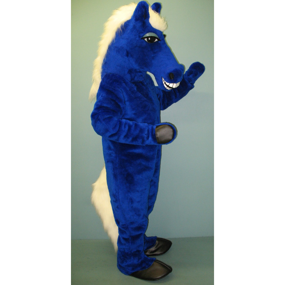 Mascot costume #1504B-Z Blue Horace Horse