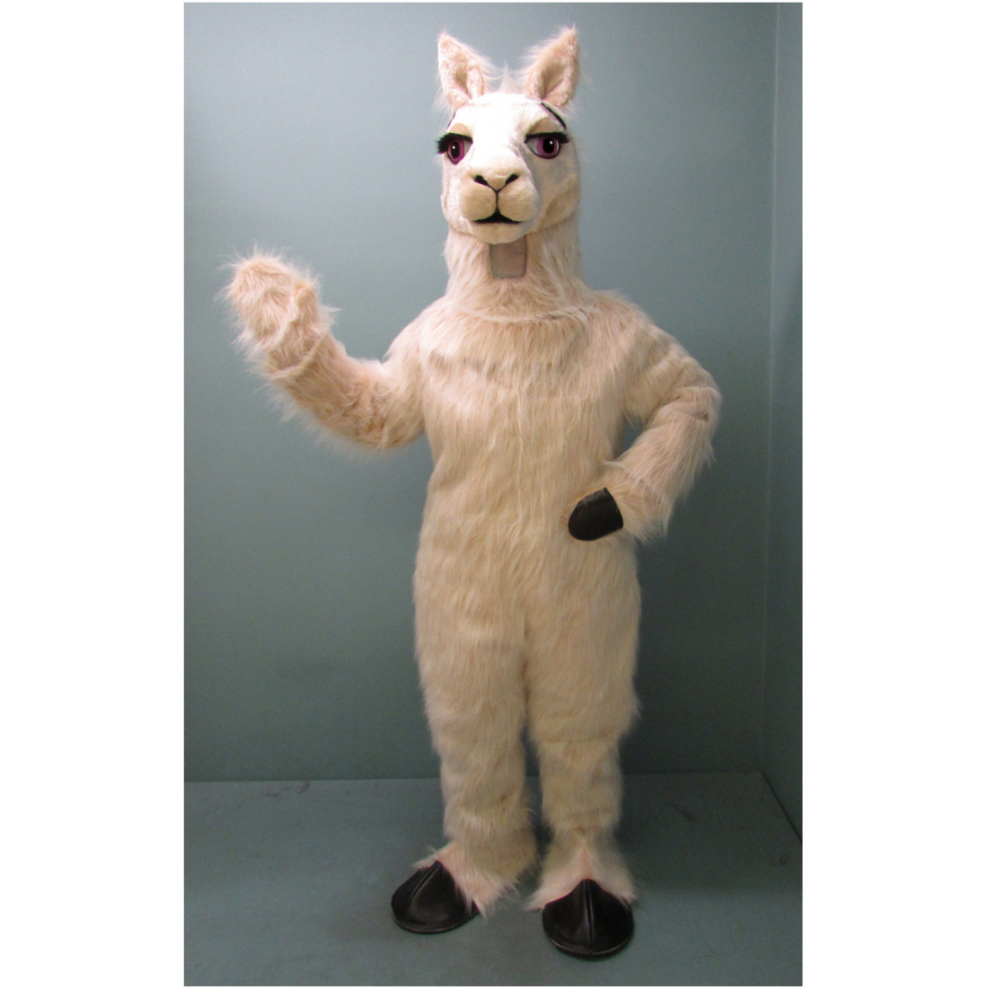 Mascot costume #1647-Z Lady Llama