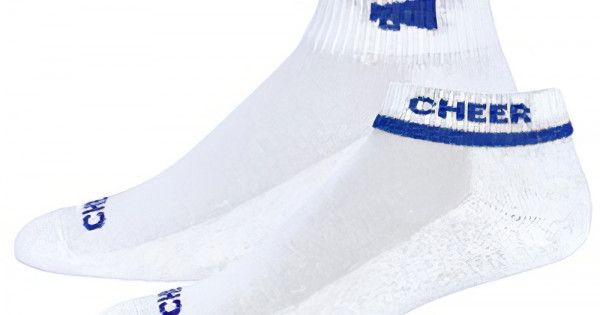 Flip Top Low Cut Cheerleading Socks 2-In-1