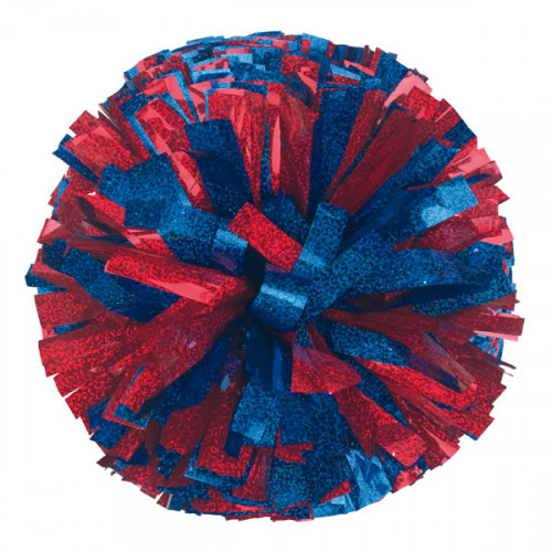 Three Color Mixed Metallic Cheerleading Pom Poms - Cheeretc