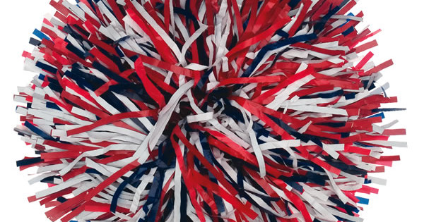 Custom Plastic Classic Cut Pom 4,500 Streamer Cheerleading Pom Poms P75