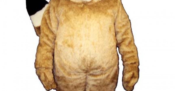 Tan Robbie Raccoon Mascot Costume #1327T-Z
