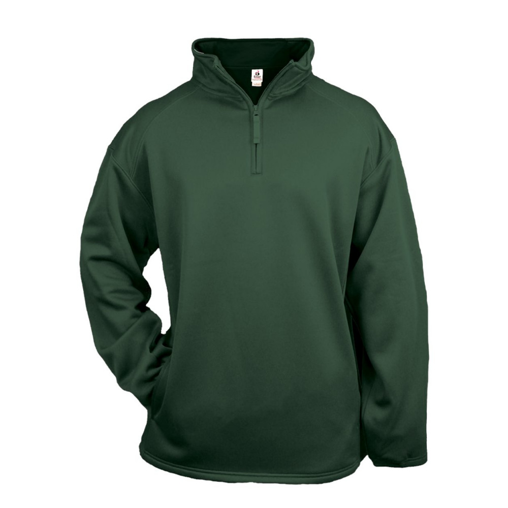 CHEER 148000 1/4 Zip Poly Fleece Pullover Athletic Jacket